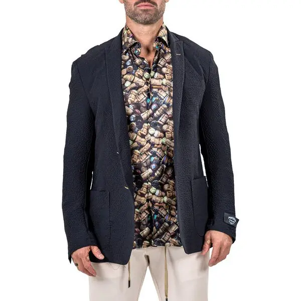 MACEOO Socrates Unconstructed Martyr025 Sport Coat - Black