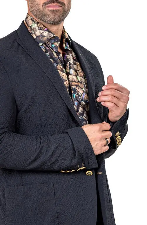 MACEOO Socrates Unconstructed Martyr025 Sport Coat - Black