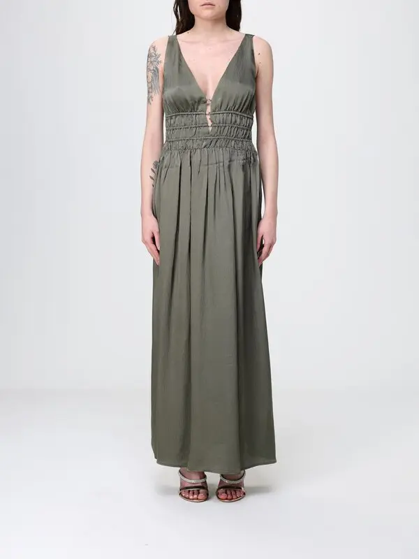 Liu Jo Printed Maxi Dress - Green