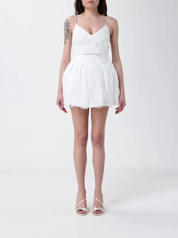 SELF-PORTRAIT Mini Dress - White