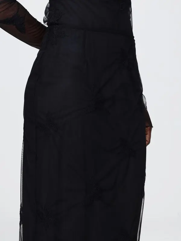 Blumarine Stretch Jersey Midi Skirt