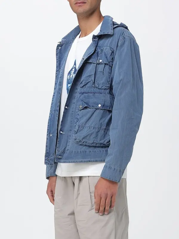 C.P. COMPANY 50 Fili Hooded Denim Jacket With Lenses