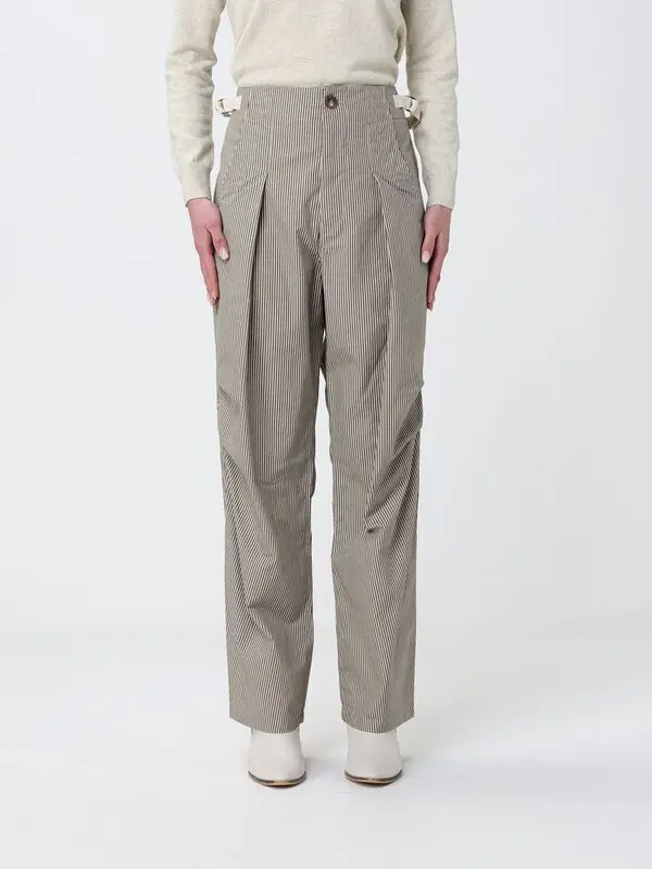 Isabel Marant Étoile Ceryne Striped Cotton Trousers