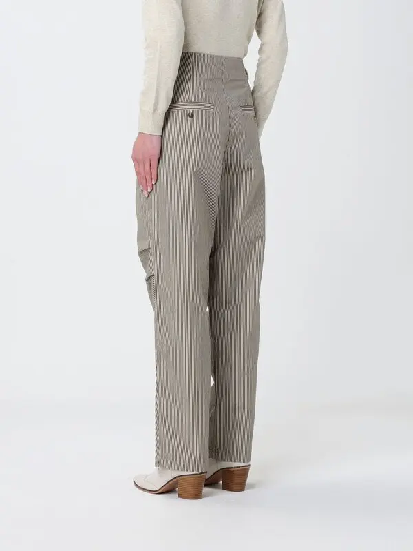 Isabel Marant Étoile Ceryne Striped Cotton Trousers