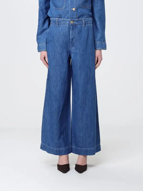 Max Mara Wide-leg Jeans - Navy