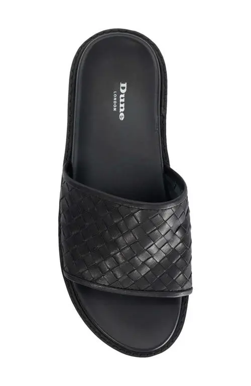 Dune London Ivar Slide Sandal - Black