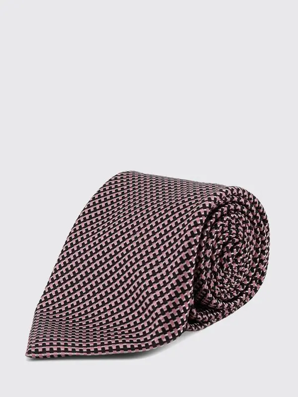 TOM FORD Textured Neck Tie - Pink
