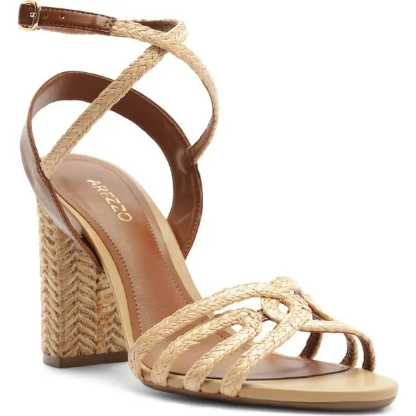 AREZZO Aria Ankle Strap Sandal - Natural/soul Natural