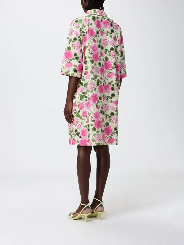 Liu Jo Cotton Poplin Floral Print Mini Dress - Fa01