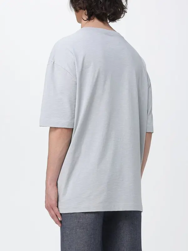 MAISON MARGIELA Embroidered Logo Cotton T-shirt - Pearl