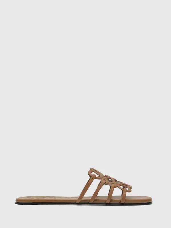 Loewe Heeled Sandals - Camel