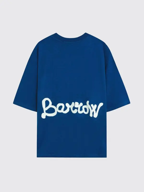 BARROW Graphic Print Cotton T-shirt - Ink