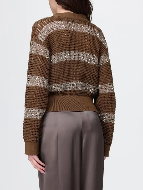 Brunello Cucinelli Striped Knit Sweater