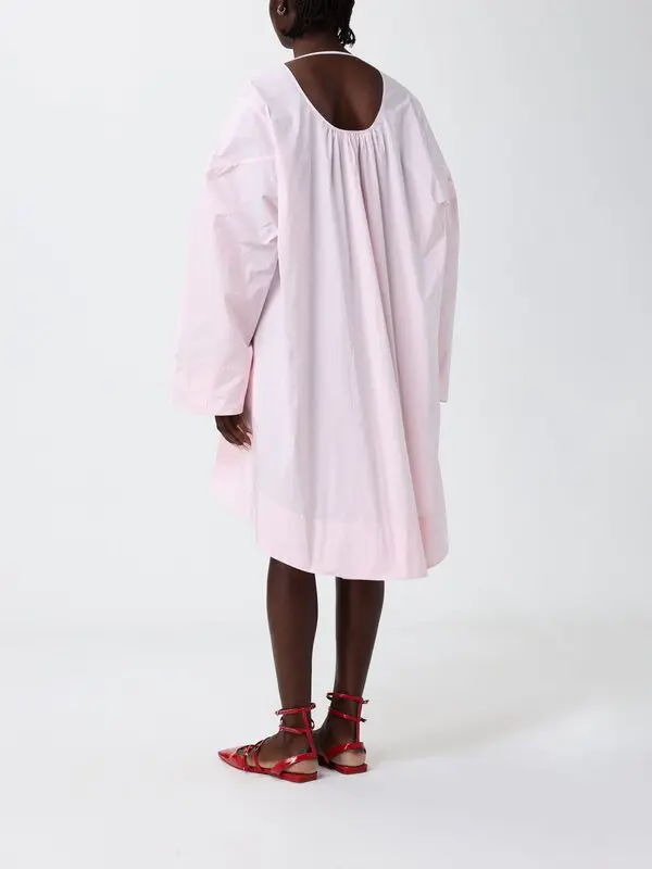 Jacquemus Paysan Cotton Blend Dress - Pink