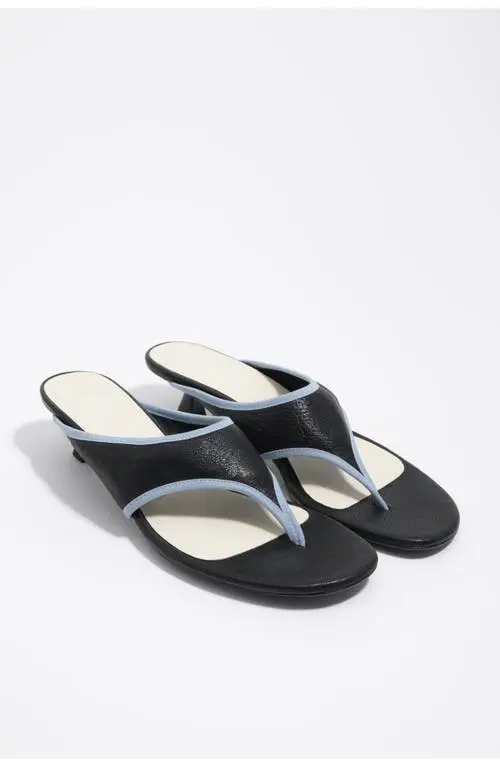 Bimba Y Lola Heeled Leather Sandal