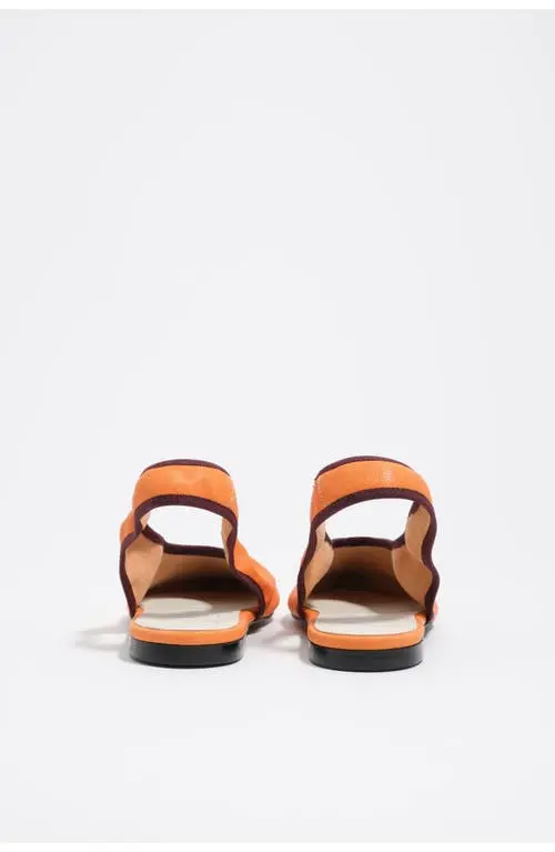 Bimba Y Lola Leather Slingback Ballerina