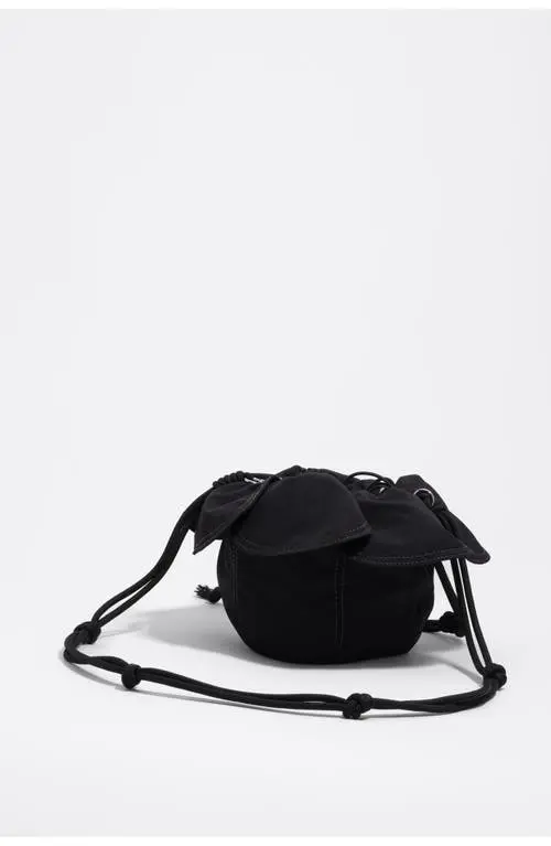 Bimba Y Lola Woven Petalo Bag - Black