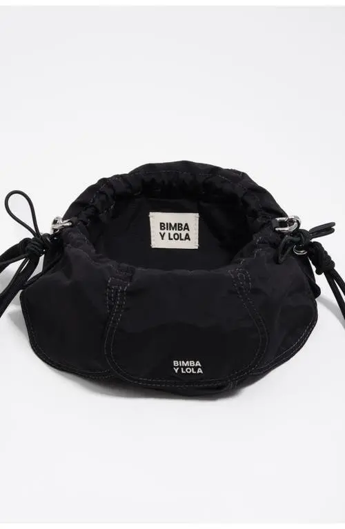 Bimba Y Lola Woven Petalo Bag - Black