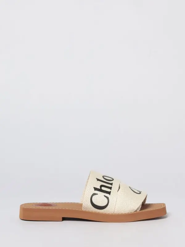 Chloé Heeled Sandal - White