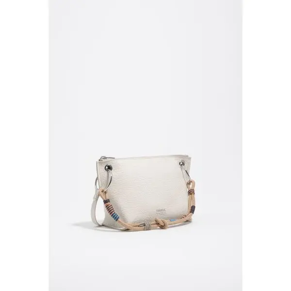 Bimba Y Lola Trapezium Leather Bag - Off White