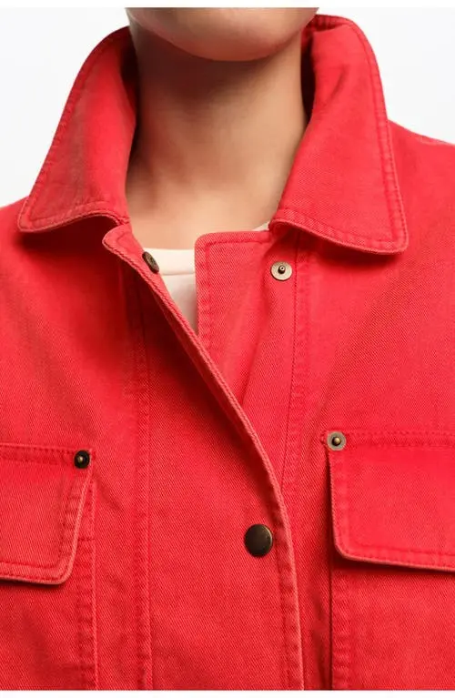 Bimba Y Lola Short Cropped Cotton Jacket