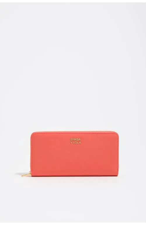 Bimba Y Lola Large Wallet - Coral