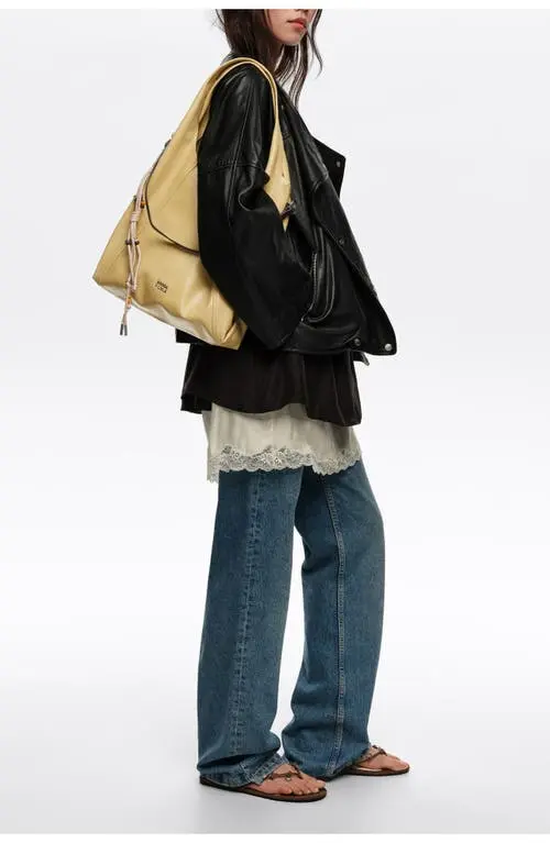 Bimba Y Lola Large Leather Bag