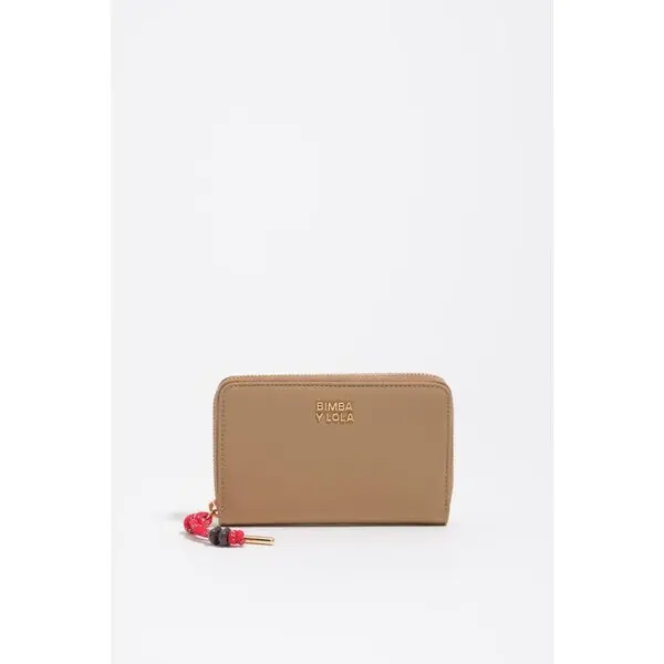 Bimba Y Lola Medium Wallet - Camel