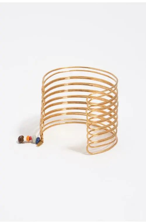 Bimba Y Lola Textured Band Cuff Bracelet
