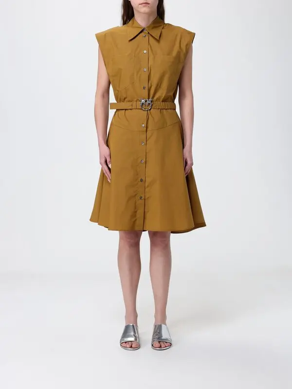 Pinko Shirt Dress - Tobacco