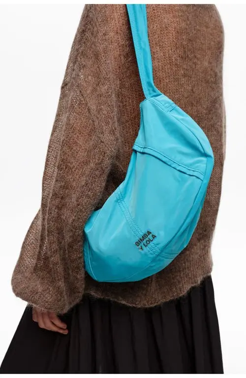 Bimba Y Lola Medium Moon Bag - Blue