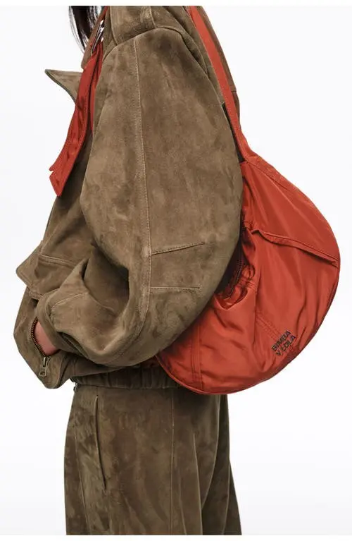 Bimba Y Lola Medium Moon Bag - Rust
