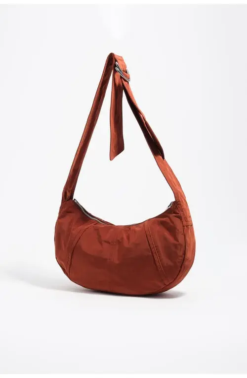 Bimba Y Lola Medium Moon Bag - Rust