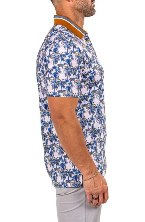 MACEOO Martyr0026 Print Golf Polo