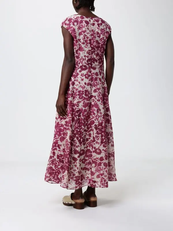 Max Mara Floral Print Maxi Dress - Multicolor