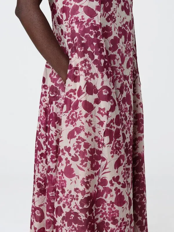 Max Mara Floral Print Maxi Dress - Multicolor