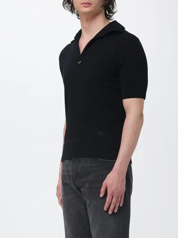 Dolce & Gabbana Cotton Knit Polo Shirt