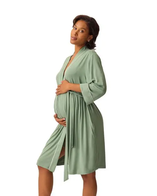 KINDRED BRAVELY Clea Classic Robe - Sage