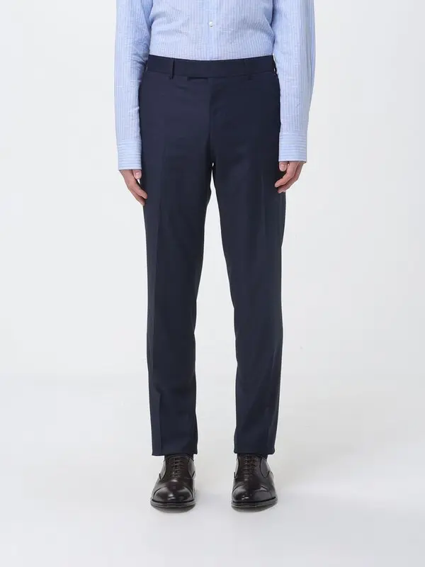 BOSS Wool Blend Single-breasted Dress - Blue