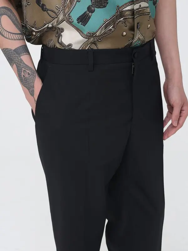 Dolce & Gabbana Wool Blend Tailored Trousers