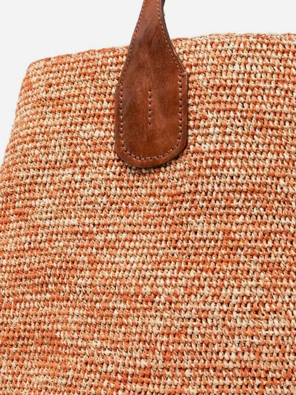 IBELIV Rio Raffia Tote Bag - Red