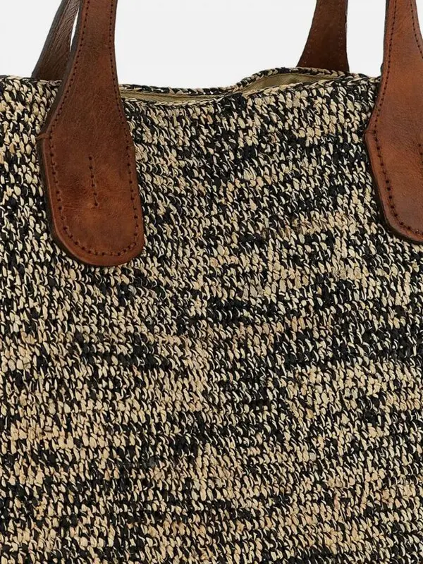 IBELIV Woven Tote Bag - Green