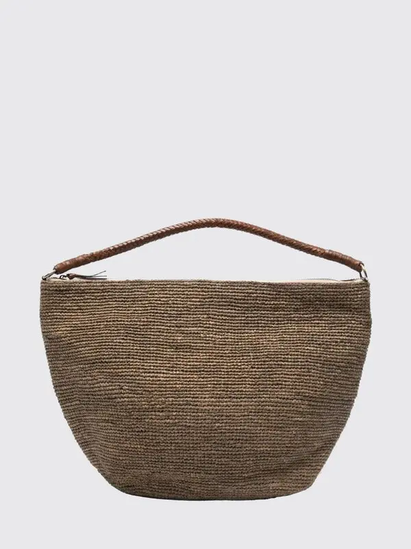 IBELIV Woven Shoulder Bag - Brown