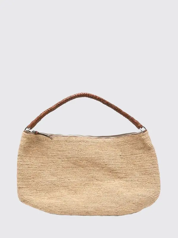 IBELIV Woven Shoulder Bag - Nude
