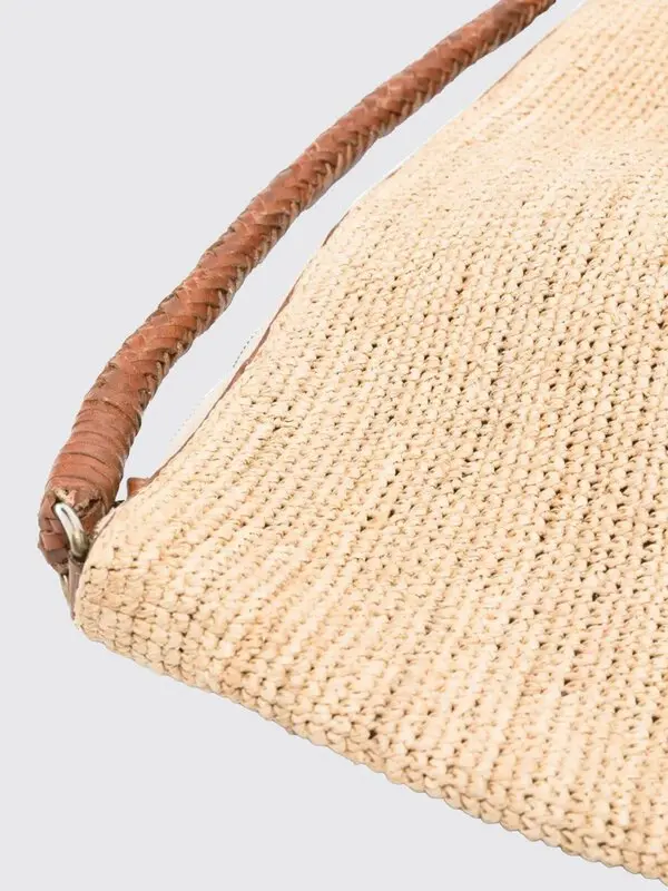 IBELIV Utopia Raffia Shoulder Bag - Nude