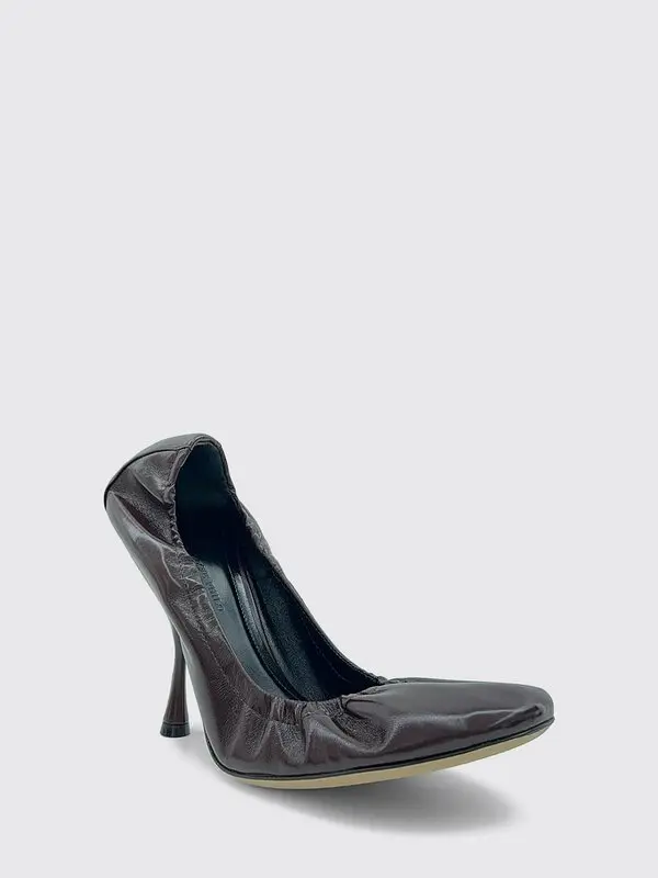 Phoebe Philo Pucker Leather Pumps - Red
