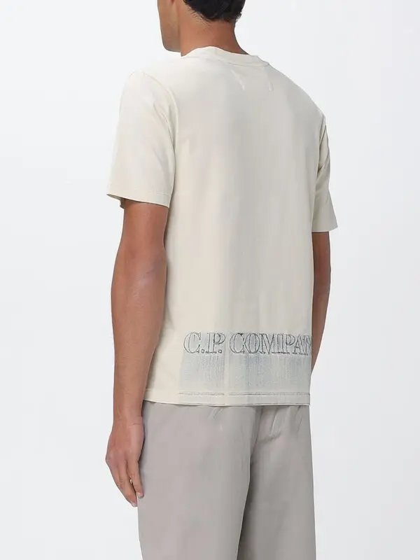 C.P. COMPANY Cotton T-shirt With Logo Print