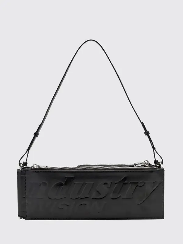 DIESEL® Flagd Shoulder Bag In Polyurethane - Black