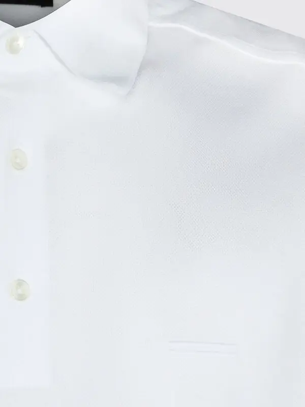 Zegna Cotton Polo Shirt With Logo - White