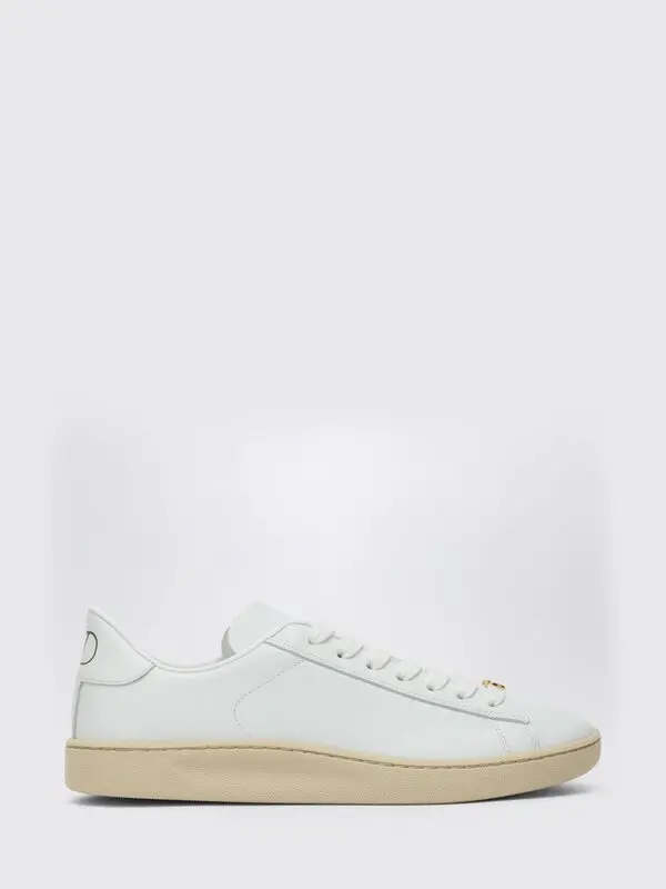 Valentino Garavani Leather Royco Low Top Sneakers - White